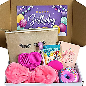 Birthday Gift Box for Teen Girls - Set of 8 Unique Presents from ColBox Gift