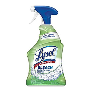 Lysol Multi-Purpose Cleaner Sanitizing and Disinfecting Spray with Bleach, All Purpose Cleaning Spray for Bathrooms and Kitchens, 32oz