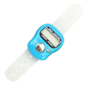 Kumprohu Click Counter | Finger Tally Counter with Digital Display - Portable Number Clicker Counter for Golf, Adjustable Resettable Finger Tally Counter for Lap Crochet Coaching