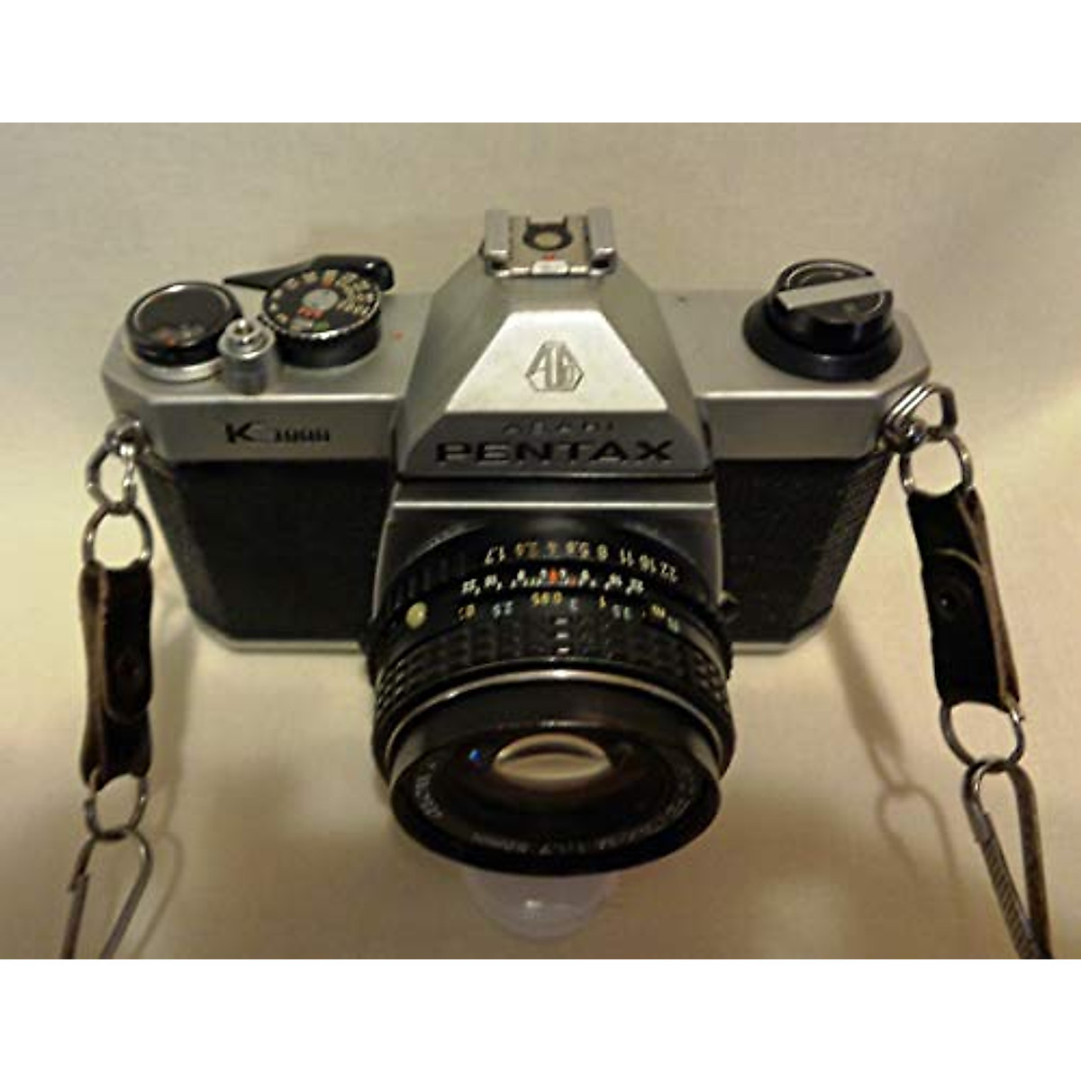 Pentax K1000 Manual Focus SLR Film Camera with Pentax 50mm Lens