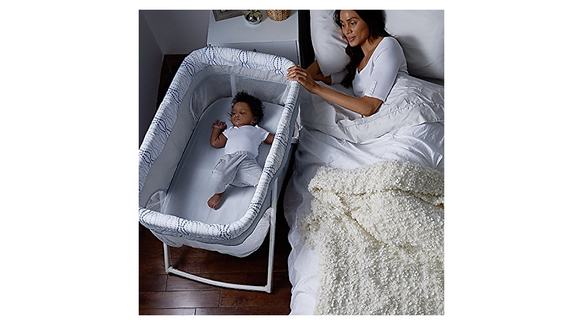 Ingenuity Foldaway Rocking Bassinet - Portable Baby Sleep