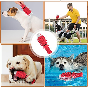 Dog Toys for Chewers Indestructible, Durable Dog Toys for Aggressive Interactive Dog Toys Squeaky Soft and Safe Teeth Cleaning Small Medium Dogs and Large, Non-Toxic
