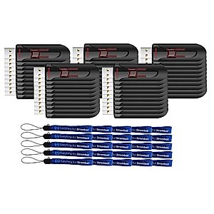 SanDisk 16GB Cruzer Glide 3.0 USB Flash Drive (50 Pack) Pen Drives Works with Laptop Computers with USB 2.0/3.0 Port (SDCZ600-016G-G35) Bundle with (25) Everything But Stromboli Lanyards