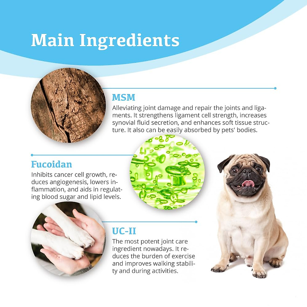 PROUDPET Supreme Joint Guard 10pcs Mini Pack. Improve Joint Aging and Maintain The Flexibility of Joints, Cartilage and Bones. The Ultimate Nutritional Supplement for The Dogs and Cats of All Ages.