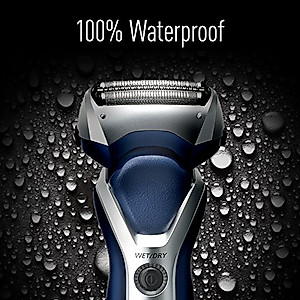 Panasonic Es-rt37-s Arc3 Electric Shaver 3-Blade Cordless Razor with Wet Dry Convenience for Men, 6.6 Ounce