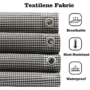 IKEPAHOK Gravity Chair Replacement Fabric, Zero Gravity Lounge Chair Recliners Repair Tool Cloth Part for Outdoor Patio Yard Beach Pool Lawn Camping Reclining Mesh Canvas for Anti-Gravity Chair