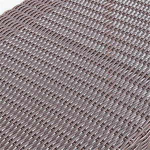 Athens All-Weather Wicker Outdoor 26" H Cocktail Table with Glass Top