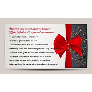 Mothers Day Gifts From Daughter, Decorative Fruit Nuts And Candy Serving Tray, Gift From Daughter Son Husband For Wife Sister Mom Grandma, Trays Set Basket Ideas Prime Delivery Food Safe Empty Baskets