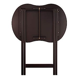 Winsome Skippy Snack Table, Dark Espresso