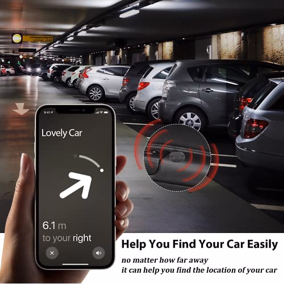 4 Pack AirTag Holder Case with Adhesive Sticker, IPX8 Waterproof Stick on Hidden Mount AirTag Case GPS Tracker Protection Cover for Luggage Laptop Car Bike Remote Control Drone