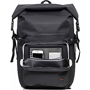 Knomo Hamilton 15 inch Waterproof Laptop Roll Top Backpack Men Travel Rucksack Casual Hiking Daypack