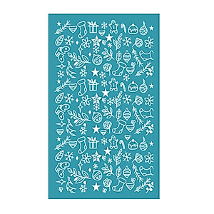 Earrings Silk Screen Templates Clay Stencils Silicone Material Clay Stamps Tile Silk Screen Stencils for DIY Clay Stamps for Earrings