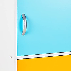 HODEDAH IMPORT Bookcase, Rainbow, 5 Door