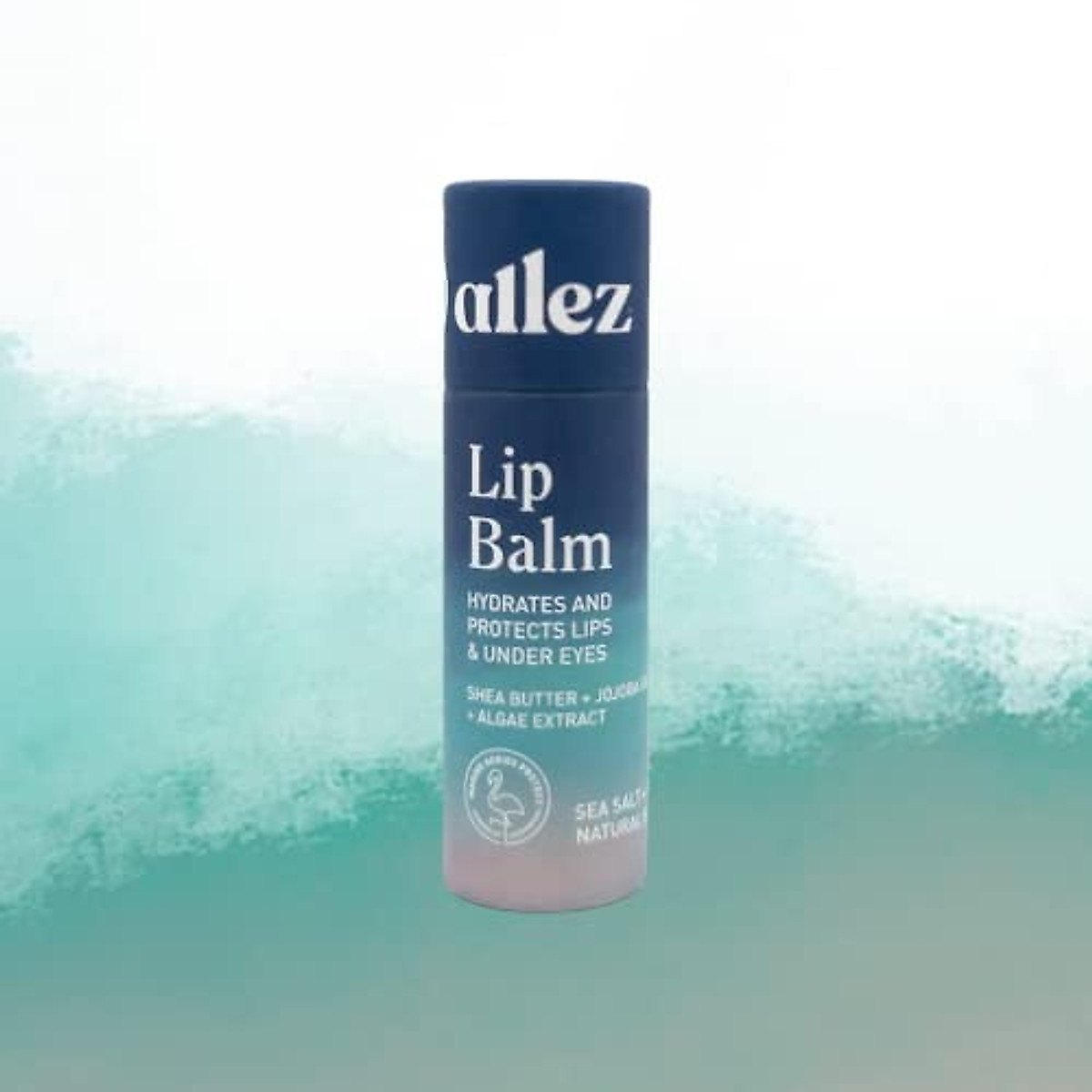allez outdoor | Lip & Eye Balm | Hydrating, Protecting & Brightening Plant-Based Formula | Shea Butter, Jojoba Oil and Algae Extract | Sea Salt + Kelp Scent | 3 pack