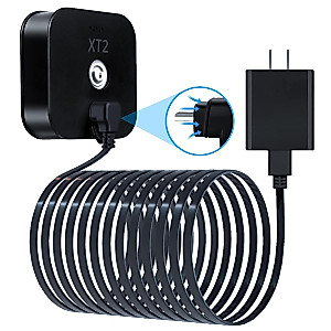 Itramax 30 FT Blink Outdoor/Indoor (3rd Gen) Charger Cable with Adapter(2 Pack),Compatible for Blink XT/XT2 Camera Charging Brick and 90 Degree Right Angled Micro USB Cord,Waterproof Power Wire Supply