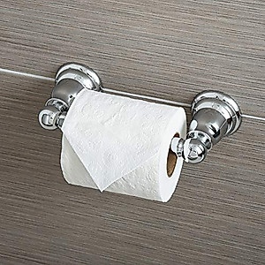 Amazon Basics AB-BR834-PC Classic Spring Toilet Paper Holder, Polished Chrome