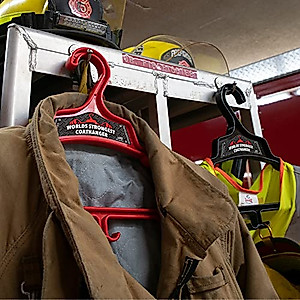 Worlds Strongest Coat Hanger | USA Made | 140 lb Load Capacity | Multipurpose Gear Hanger | High Visibility Orange (6)