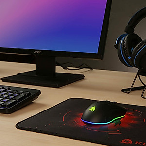 KLIM Wireless Bundle - RGB Mouse + Keyboard - Light v2 Wireless Gaming Keyboard + Blaze Wireless Gaming Mouse - Version New Version - Black