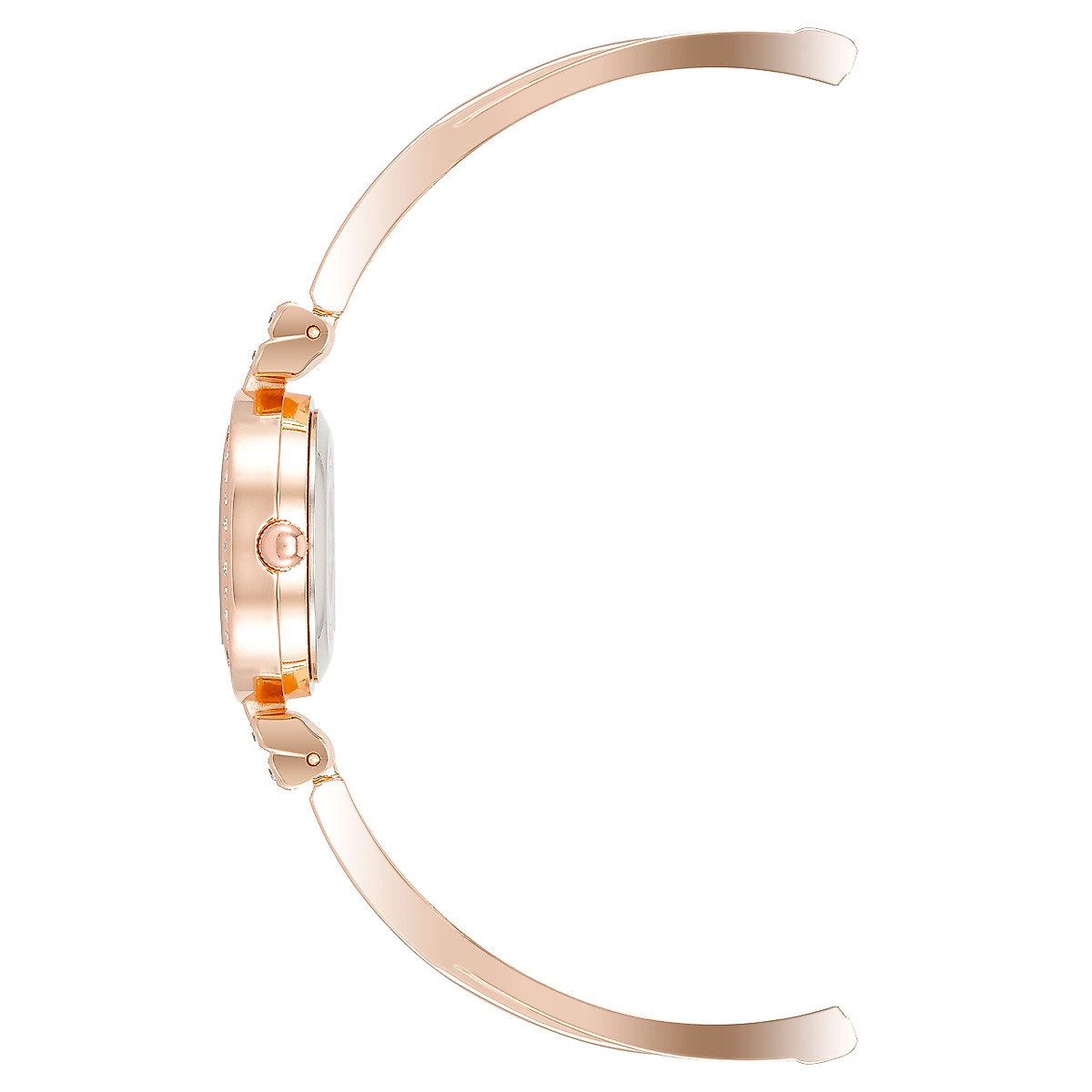 Anne Klein Women's Premium Crystal Accented Bangle Watch and Bracelet Set