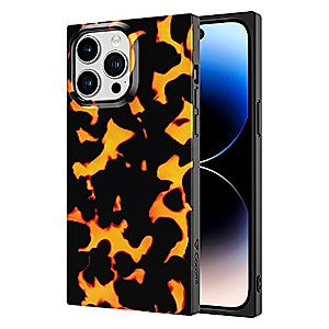 Cocomii Square iPhone 12 Pro Max Case - Slim, Glossy, Black & Amber, Classic Tortoiseshell, Anti-Scratch, Shockproof - Compatible with iPhone 12 Pro Max (Tortoise)