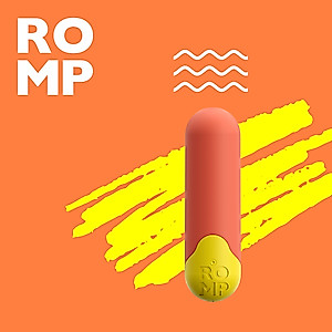 ROMP Riot Bullet Vibrator for Women - Mini Clitoral Vibrator for Her - 6 Intensity Levels & 4 Patterns for Clit Stimulation - Soft Touch Portable Sex Toy - Rechargeable Couple Massager G Spot Nipple