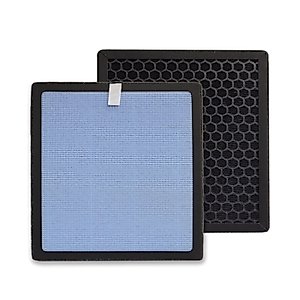 PUREBURG Replacement HEPA Filters Compatible with YIOU Air Purifier P1802 / R1 and Elechomes Air Purifier P1801,4-Stage Filtration High-efficiency Activated carbon,2-Pack