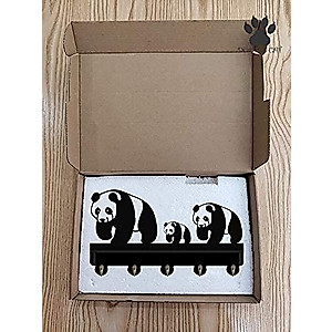 Panda Animal Chinese Lover Coat Clothes Holder Christmas Gift DIY Mould Wonderful Holder Wall Decorative Gift Kids Winter Style