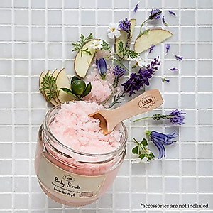 Sabon Body Scrub — Lavender Apple | Exfoliating Dead Sea Salt Body Scrub | Lavender, Apple | For All Skin Types | 11.3 Oz