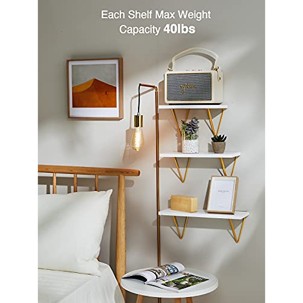 Amada Floating Shelves Wall Mounted AMFS08 & AMFS12