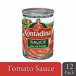 Contadina Tomato Sauce With Italian Herbs, 12 Pack 15 Ounce (Pack of 12)