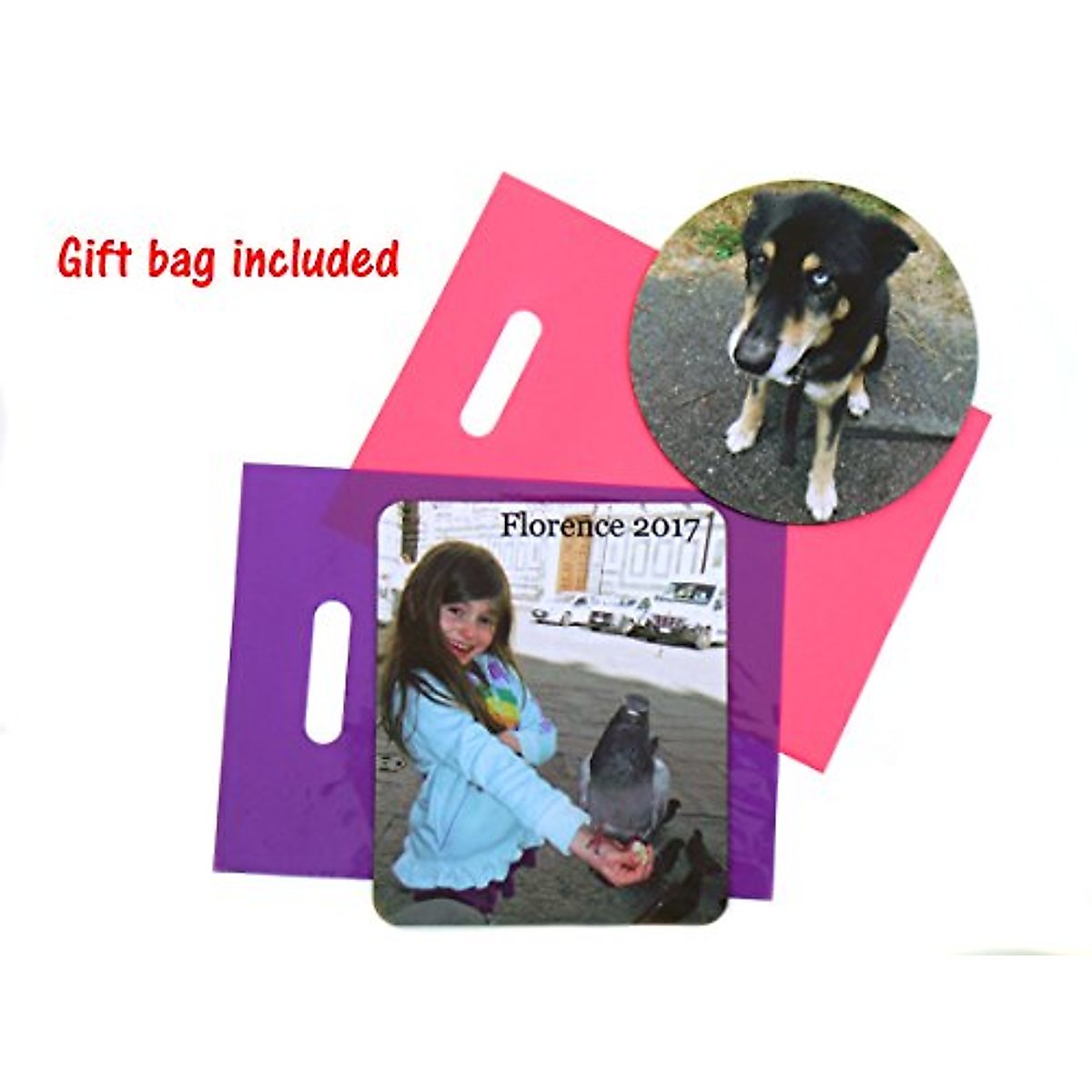Personalized Mouse Pad - Add Pictures, Text, Logo or Art Design and Make Your Own Customized Mousepad. Each Custom Mouse Mat Comes in a Colorful Gift Bag. Personalized Your Gaming Mousepad