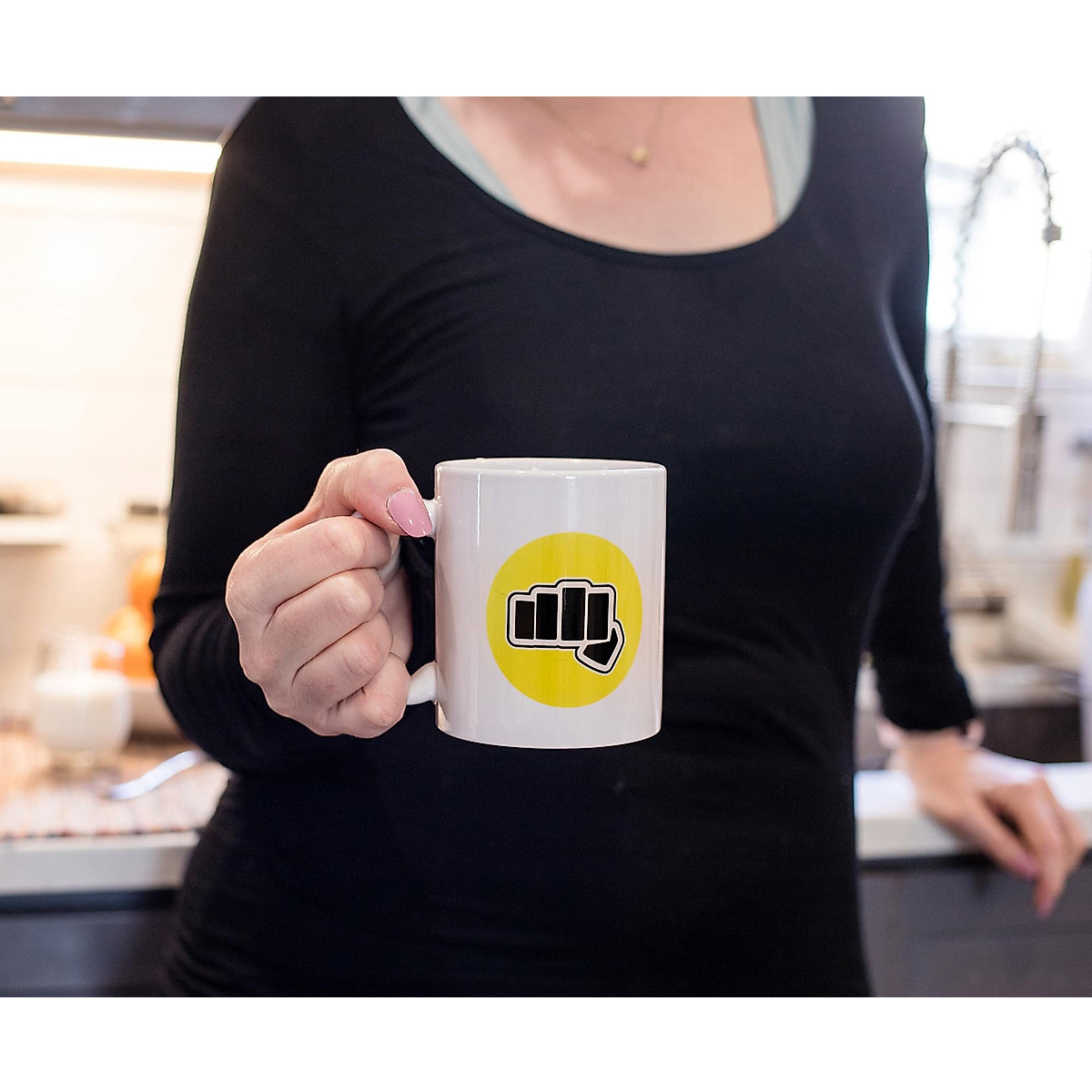 Surreal Entertainment Exclusive The Karate Kid Cobra Kai Logo Ceramic Coffee Mug | Official Martial Arts Movie Collectible | Novelty Drinkware For Home Kitchen Set | Holds 11 Ounces