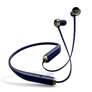 Sol Republic Shadow Bluetooth Wireless Noise Cancelling Neckband Headphones, Navy/Gold