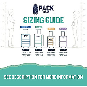 Pack Gear Suitcase Organizer | Pack More in your Large or Carry On Luggage | Unpack Instantly with these Compression Packing Cubes for Suitcases | Hanging Shelf Organizer for Closet (Black) (Carry-On)