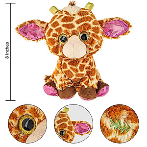 Webkinz Giraffe, Premium Stuffed Toy Animal New 2021 Plush, Brown and Tan 8 inch