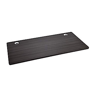 VWINDESK Wooden Material 80 inch MDF Desktop or Tabletop Only, Matching with Electric Adjustable Standing Desk Frame,with 80mm gromment Holes,Graphite Color(80" x 30" x 1")