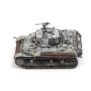 FloZ for S-Model US M5A1 Stuart Light Tank Snow Coating 1/72 Tank Pre-Built Model