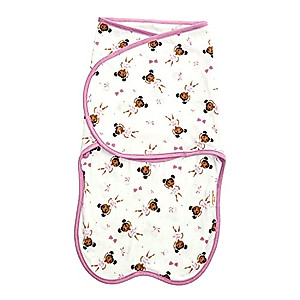 Little Muffincakes Baby Swaddle 100% Cotton, Ballerina Theme (Zhara) for Newborn - 3 Months