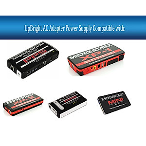 UpBright 15V AC/DC Adapter Compatible with Antigravity Batteries Micro Start PPS XP-1 XP-3 XP-5 XP10 AG-XP-10 HD Jump Starter AG-MSA-16 AG-MSA-17 AG-MSA-17C Personal Power Supply MicroStart Charger