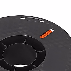 PLA Filament, 1kg 3D Printer Consumable Bubble Free Smokeless for Printing(Orange)