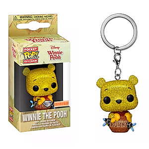 100 Acre Woods Disney Pop Winnie The Pooh Mini Figure Exclusive Diamond Honey Pot Bundled with Classic Movie Poster + Bitty & Mickey Mouse Magnet! + Rewind Peter Pan 6-Items