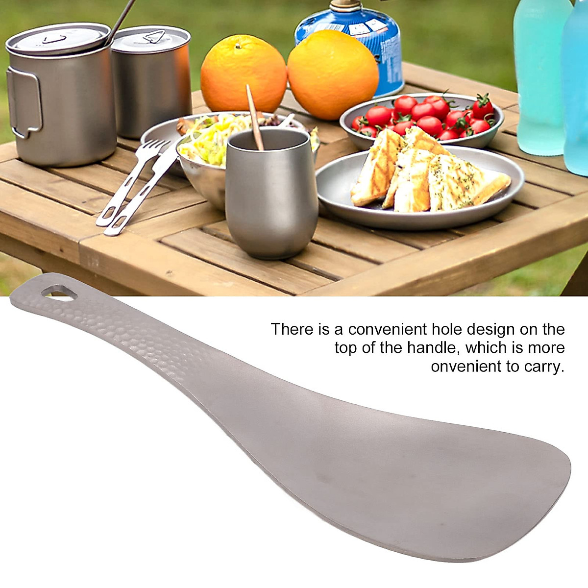 Rice Paddle, Titanium Rice Scooper Spoon Rice Spoon Rice Paddle Rice Cooker Spatula Serving Spatula Ladle Cooking Utensil for Restaurant and Home