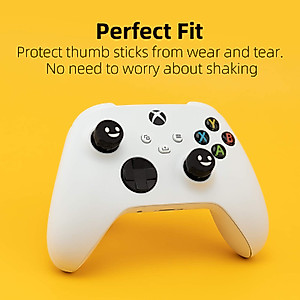 GeekShare Cute Ghost Xbox One Controller Thumb Grips, Halloween Soft Silicone Thumbsticks Cover Set Compatible with Xbox One Controller, 2 Pair / 4 Pcs