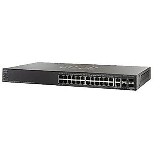 Cisco SG500-28P Refresh 28-Port Gigabit PoE+ Stackable L3 Managed Switch 4 SFP