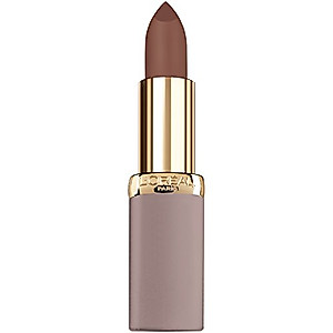 L'Oreal Paris Cosmetics Colour Riche Ultra Matte Highly Pigmented Nude Lipstick, Cutting Edge Cork, 0.13 Ounce