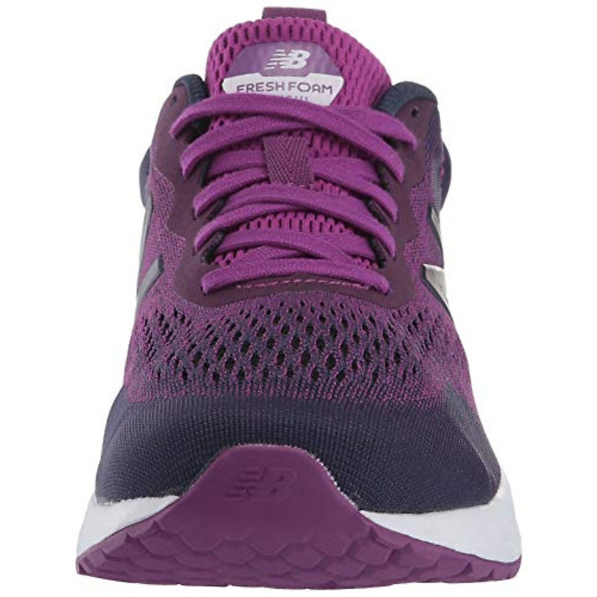 New Balance Women's Fresh Foam Arishi V3 Classic Running Shoe, Plum/Natural Indigo/White, 8.5