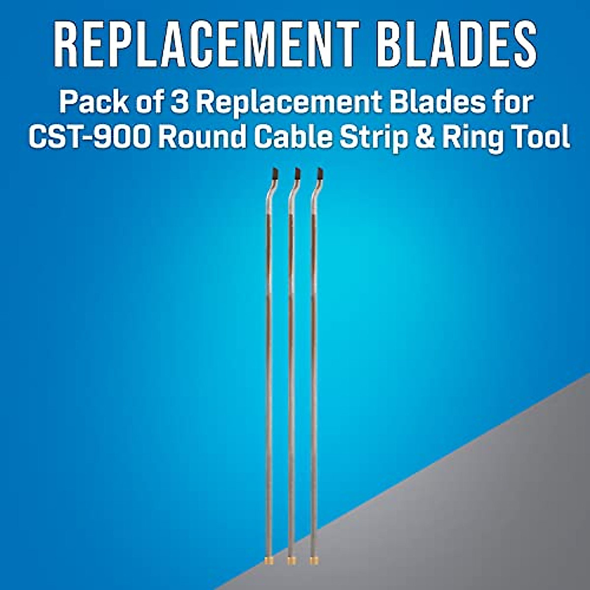 Jonard Tools CST-900RB Replacement Blade for CST-900 Round Cable Strip & Ring Tool (Pack of 3)