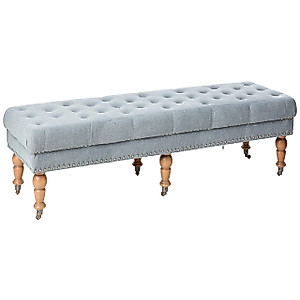 Linon Bench, Blue