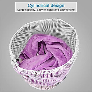 Premium Fine Mesh Laundry Bag - Sturdy White Mesh Material with Drawstring Closure. Ideal Machine Washable Mesh Laundry Bag for Factories, College, Dorm and Apartment Dwellers - (Large, 20 x 28")