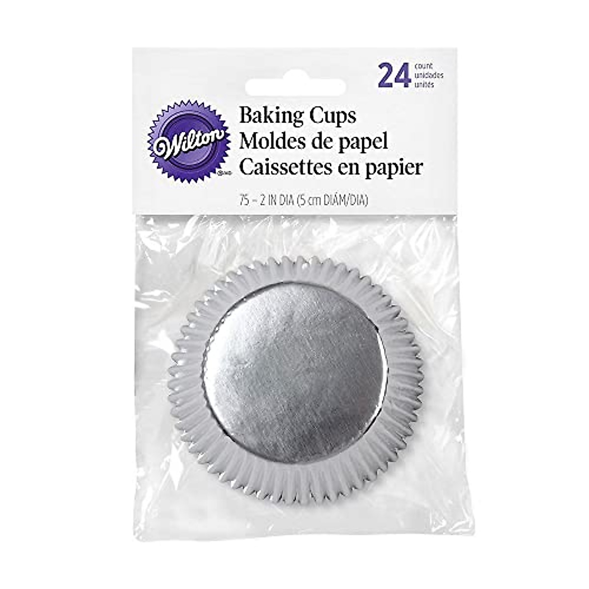 Wilton Standard Baking Cups - Silver Foil